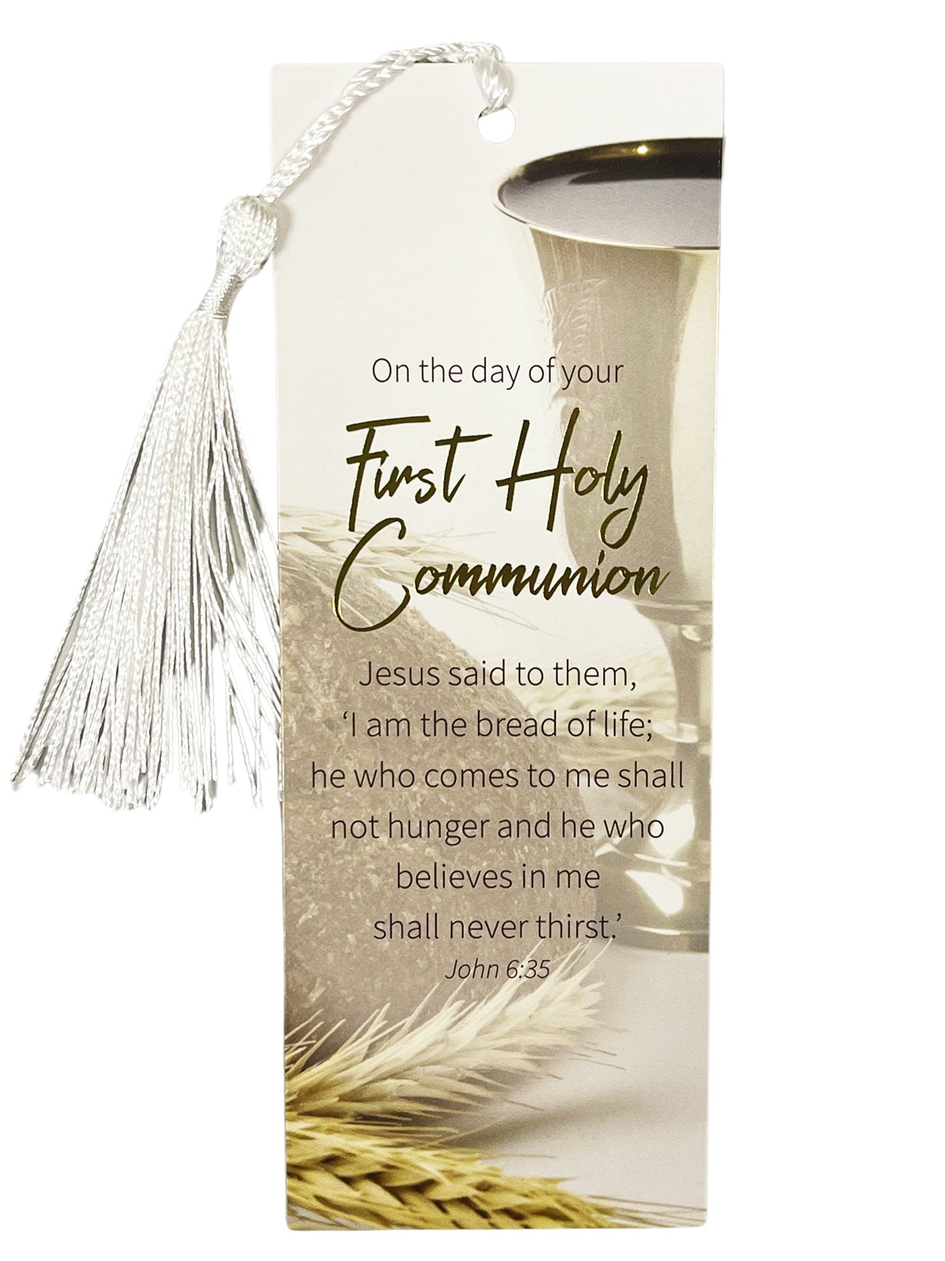 Communion Bookmark With Tassel - First Holy Communion – Christian ...