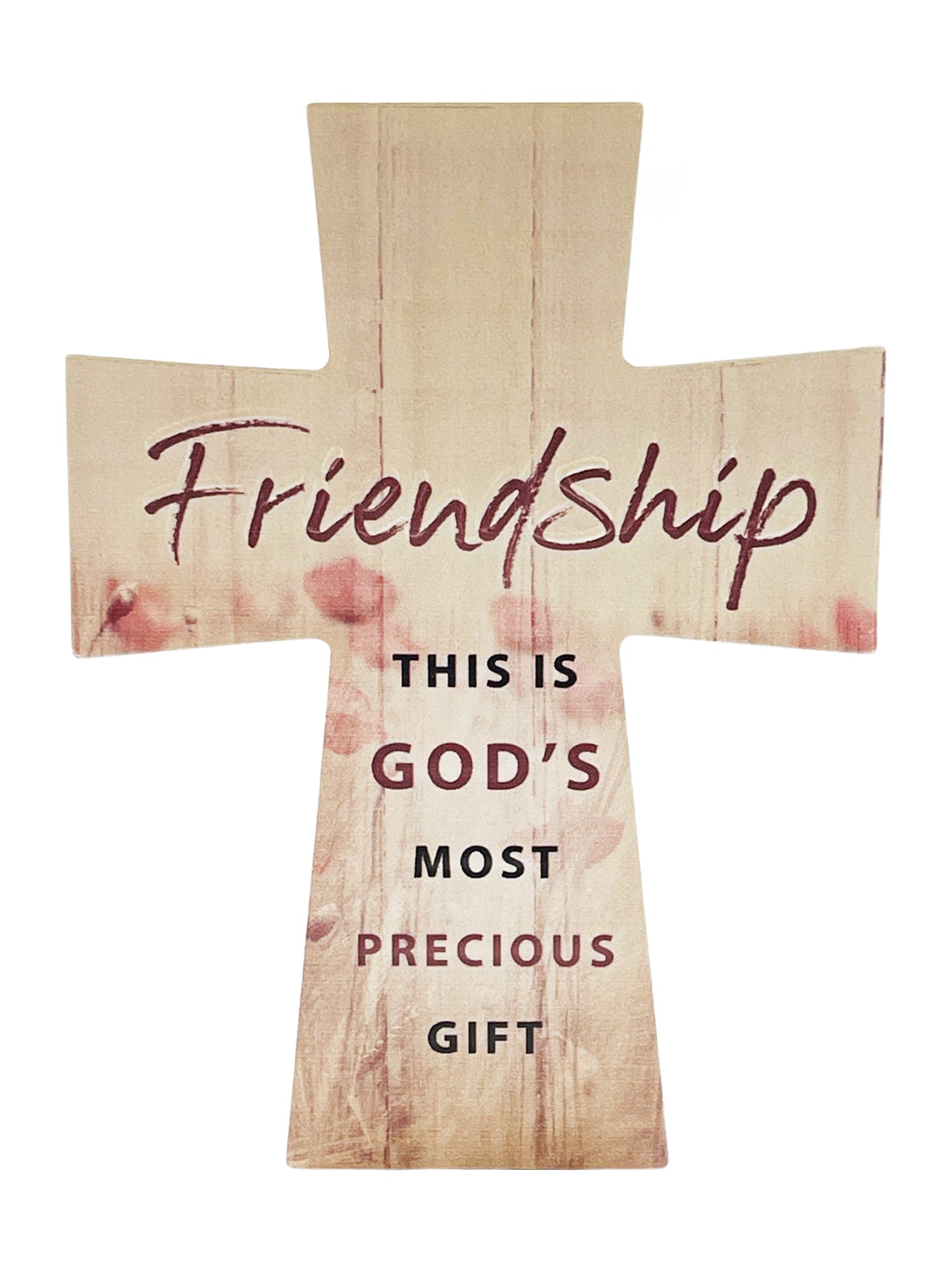 Standing Ceramic Cross - Friendship – Christian Supplies Adelaide