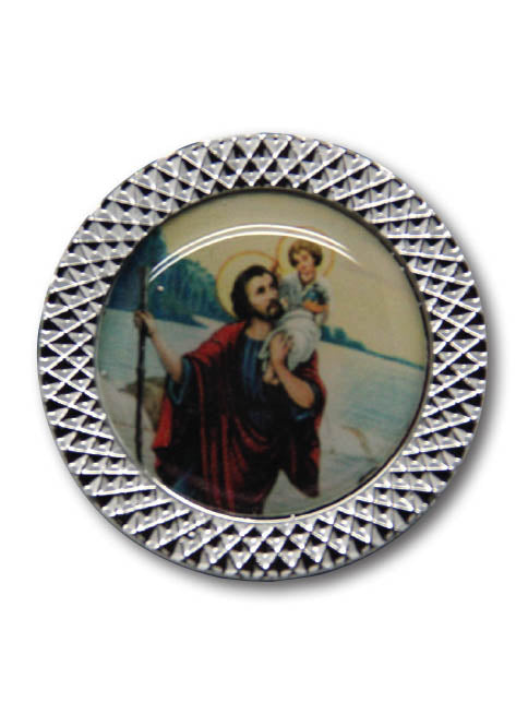 St. Christopher Car Plaque Magnet – Christian Supplies Adelaide