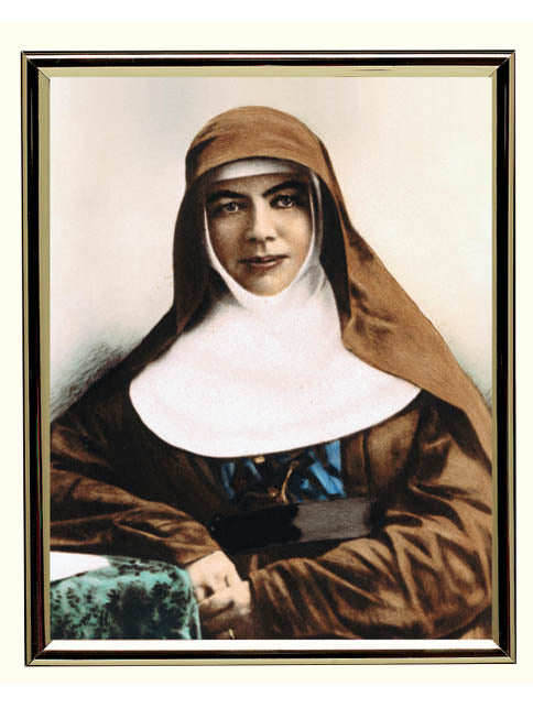 Mary MacKillop Gold Mylar Frame – Christian Supplies Adelaide