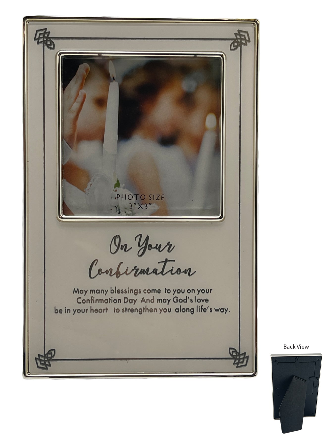 Confirmation Photo Frame Silver Plated 3 x 3 – Christian Supplies Adelaide