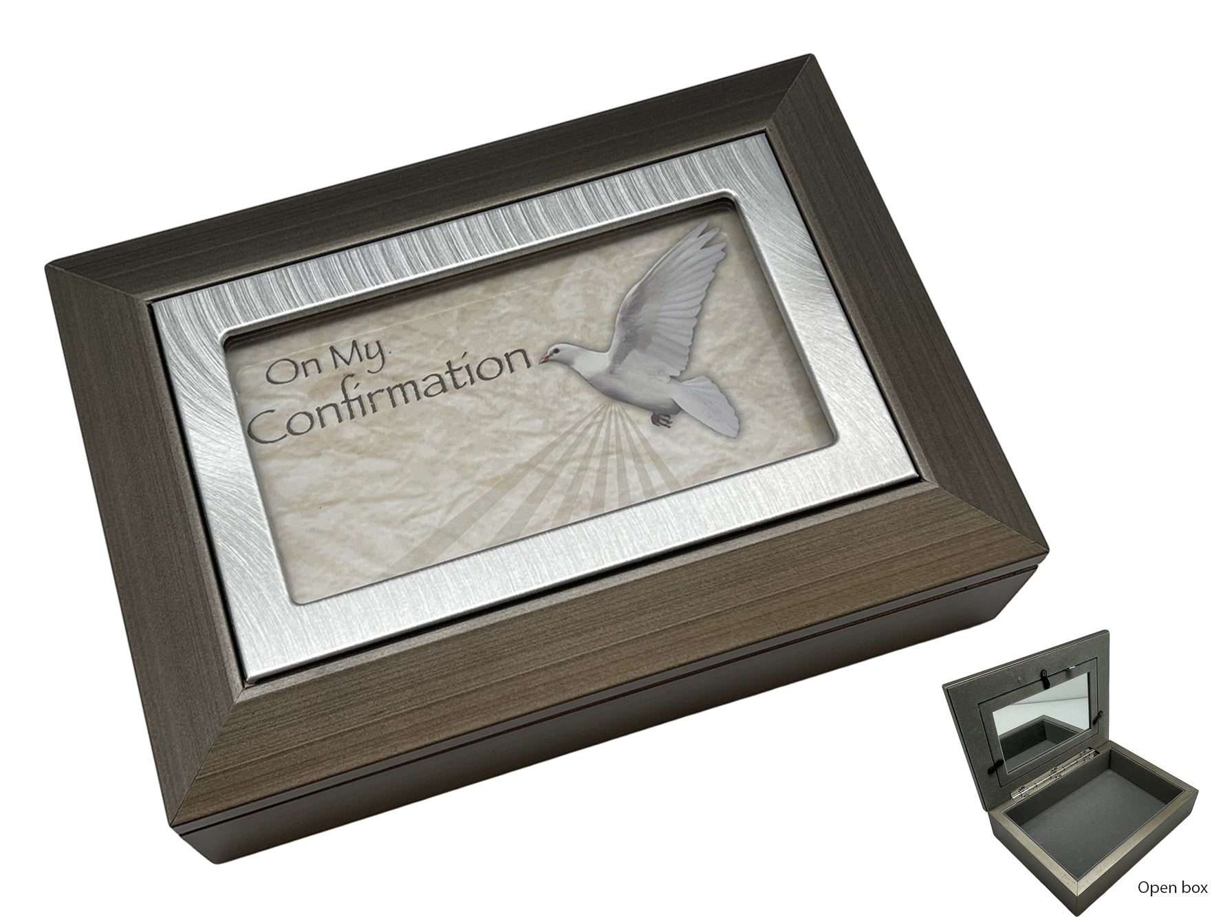 Confirmation Keepsake Box - Wooden Look – Christian Supplies Adelaide